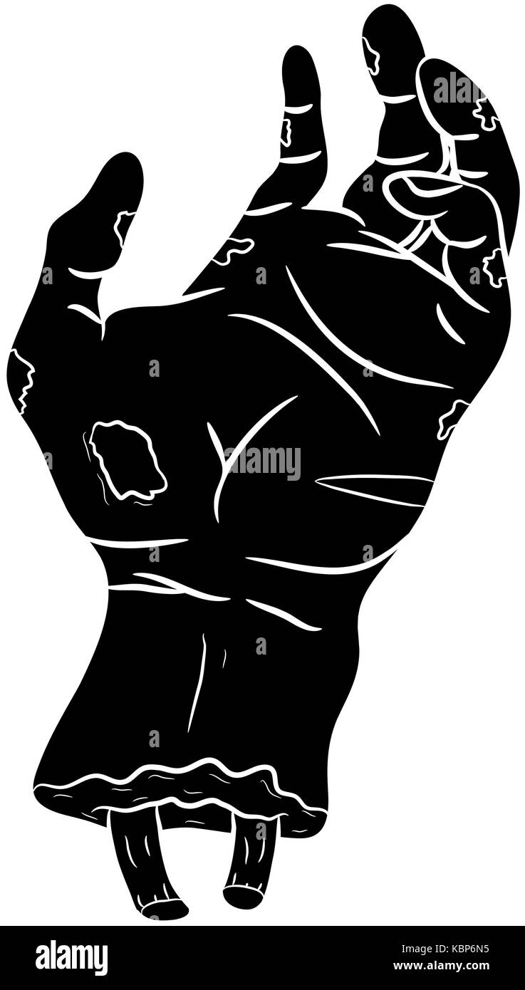 zombie hand vector symbol icon design. Beautiful illustration isolated ...