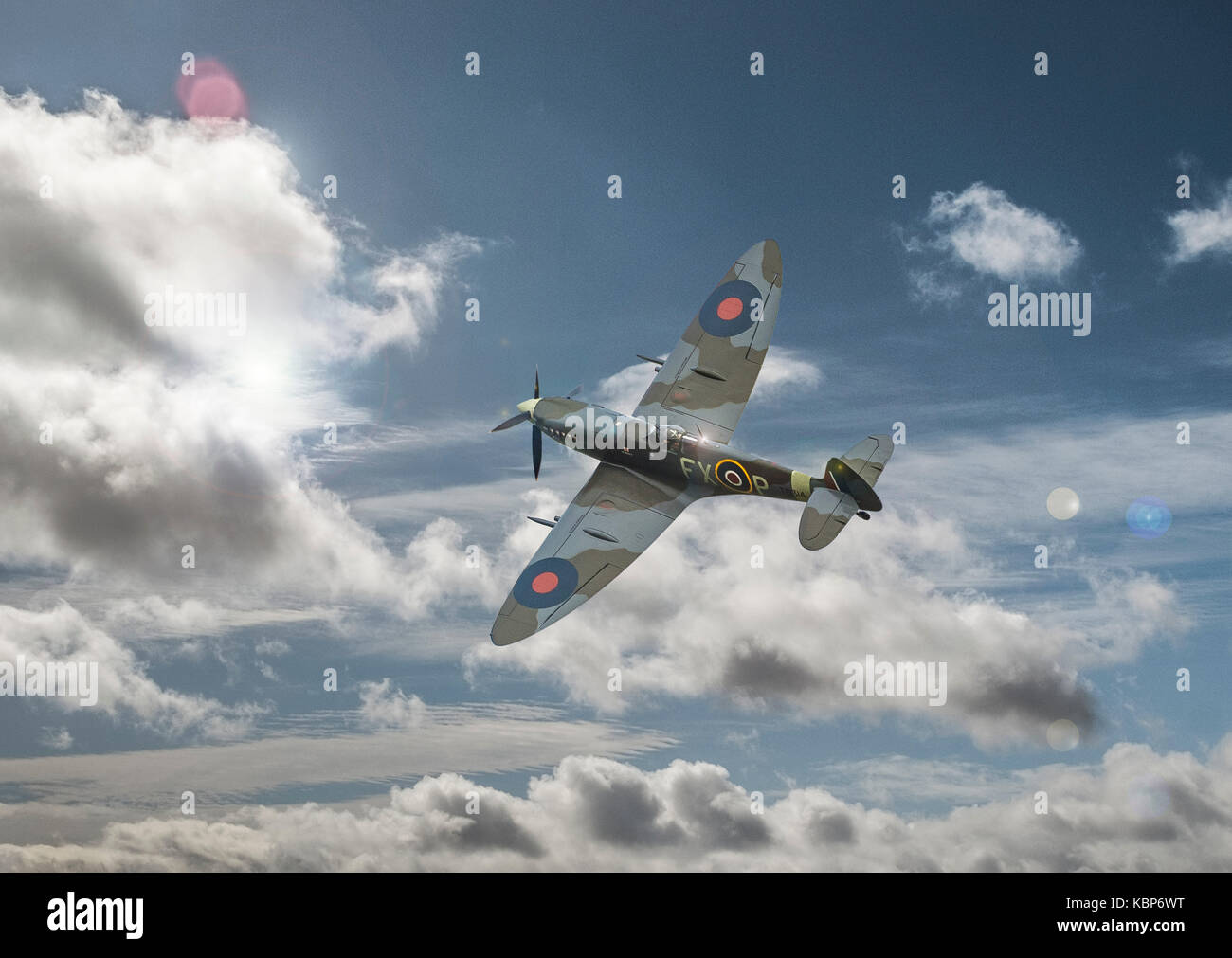 Air Show WW2 Planes Stock Photo - Alamy