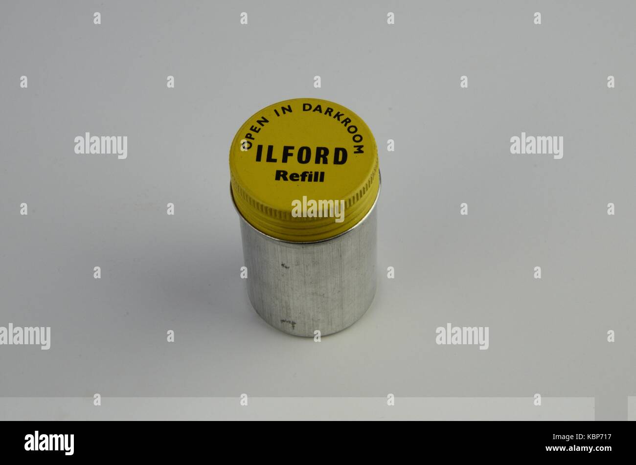 Vintage Ilford 35mm Film Refill Cans Stock Photo - Alamy