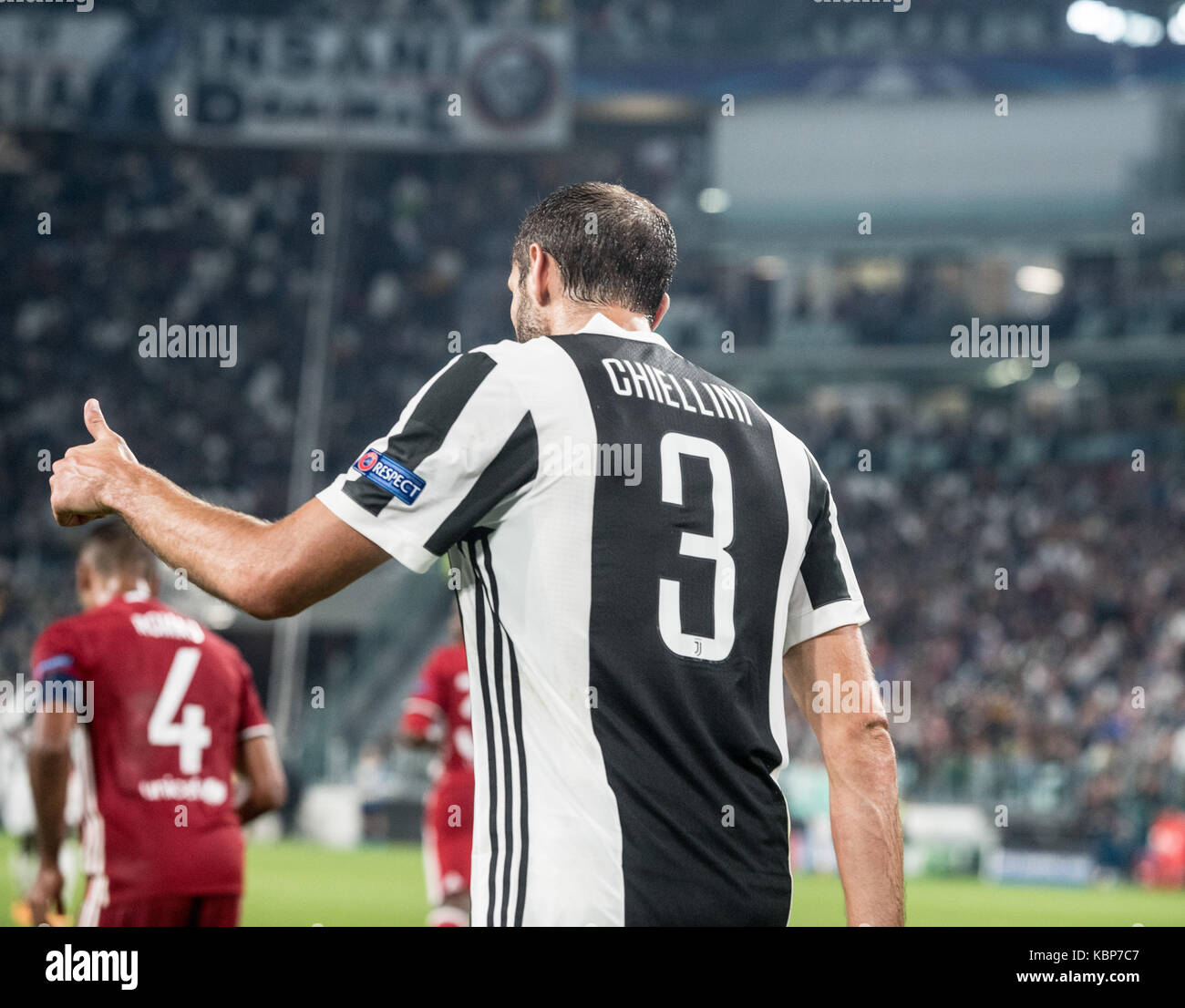Giorgio Chiellini during the Champions League Match Juventus FC vs ...