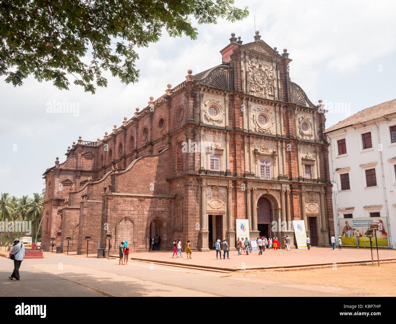 Old Goa Basilica of Bom Jesus Stock Photo - Alamy