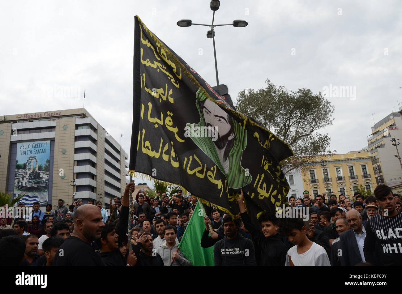 Athens, Greece. 30th Sep, 2017. Shiite Muslims that live in Greece ...