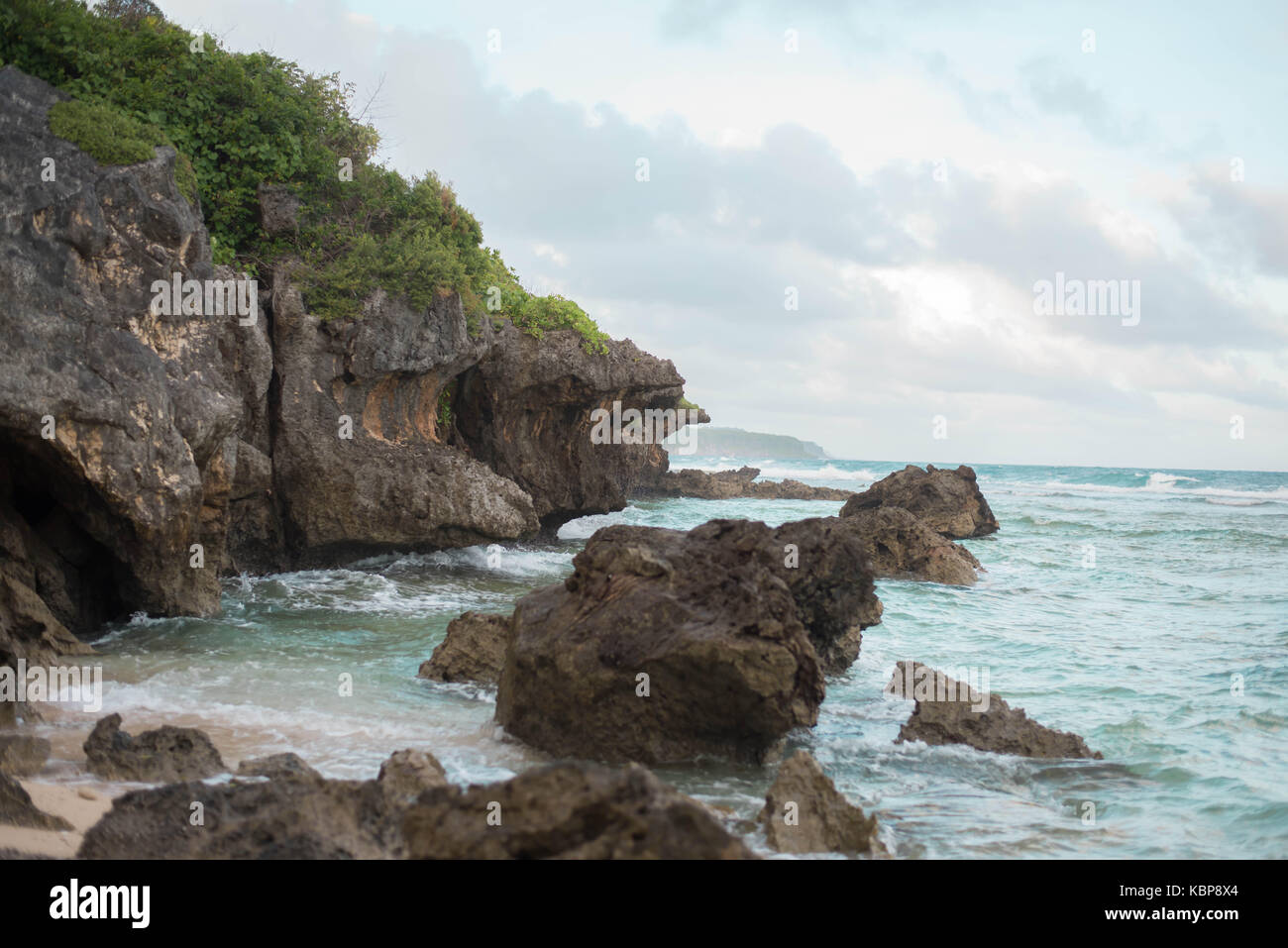Tagachang Beach, GU Stock Photo - Alamy