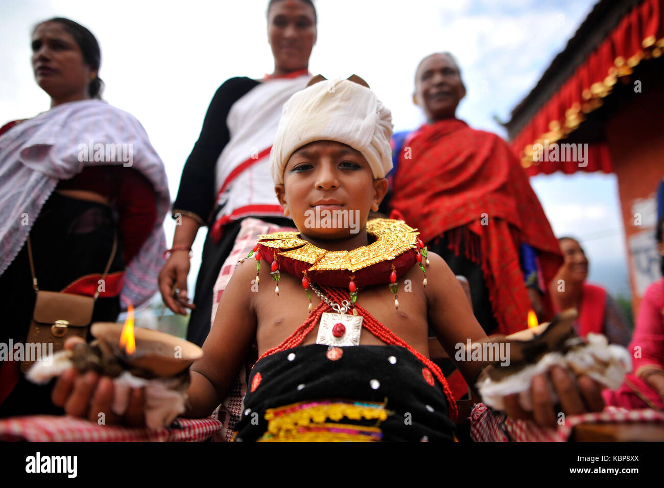 Durga puja festival nepal hi-res stock photography and images - Alamy