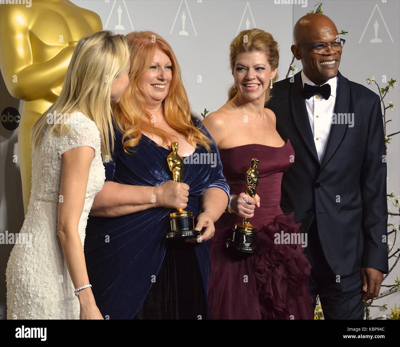 Naomi Watts, Adruitha Lee, Robin Mathews and Samuel L. Jackson poses in ...
