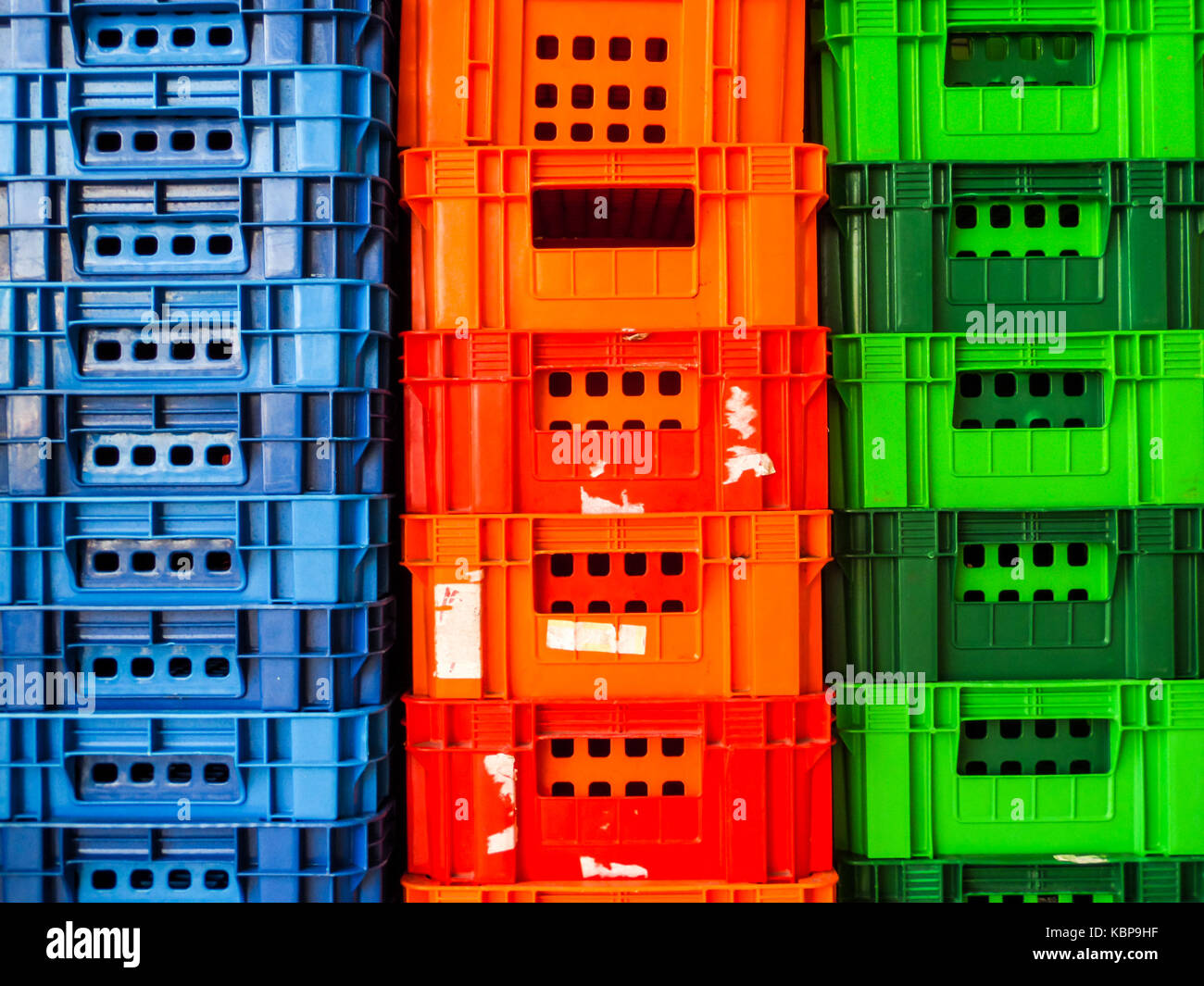 type of crate plastic box use to packaging product Stock Photo - Alamy