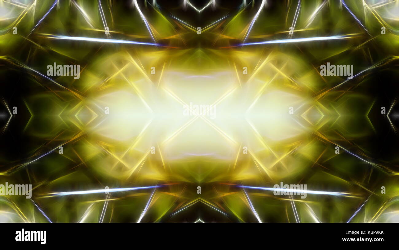 abstract background with fractal pattern and blurred stream of light ...