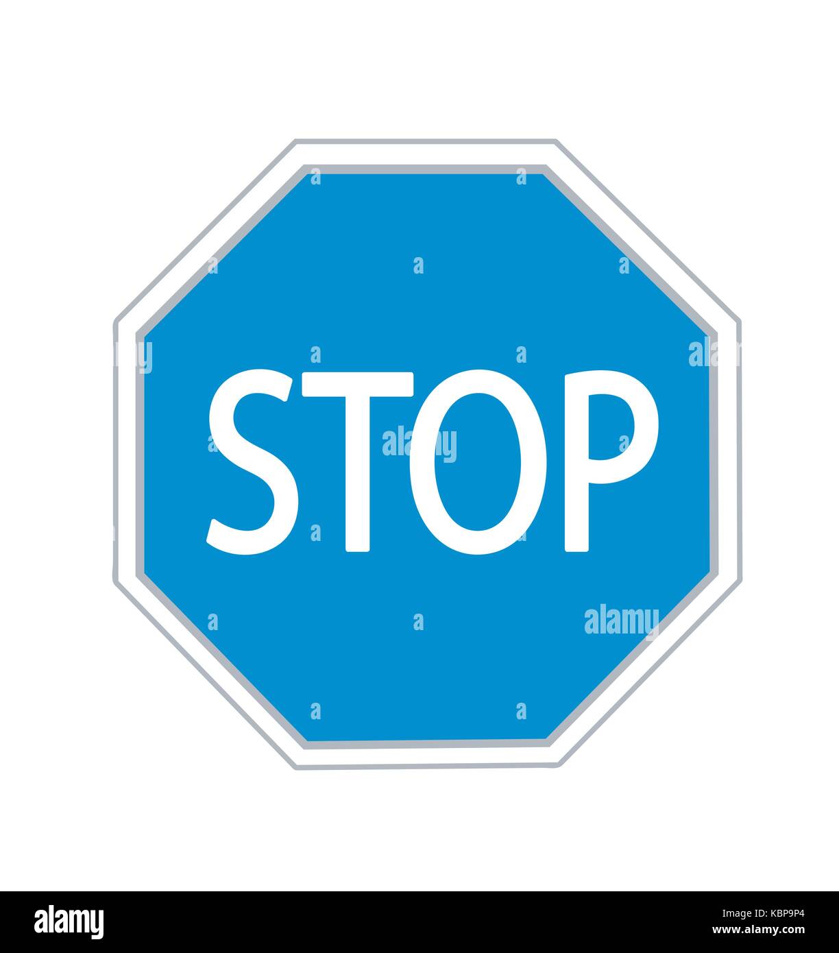 Vector illustration of Stop sign Stock Vector Image & Art - Alamy