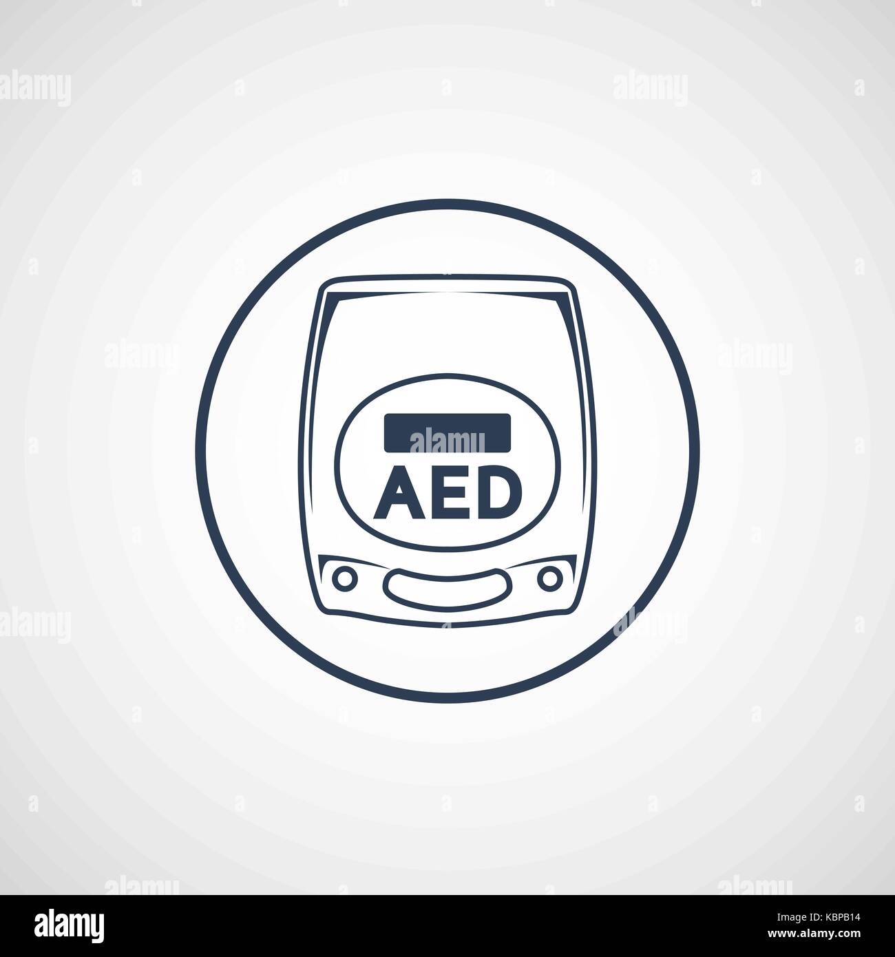 AED vector logo icon illustration Stock Vector Image & Art - Alamy