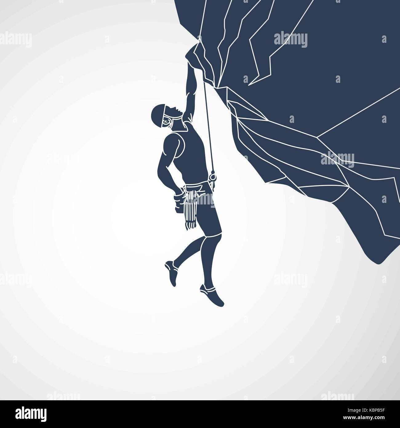 Climbing vector logo icon illustration Stock Vector Image & Art - Alamy