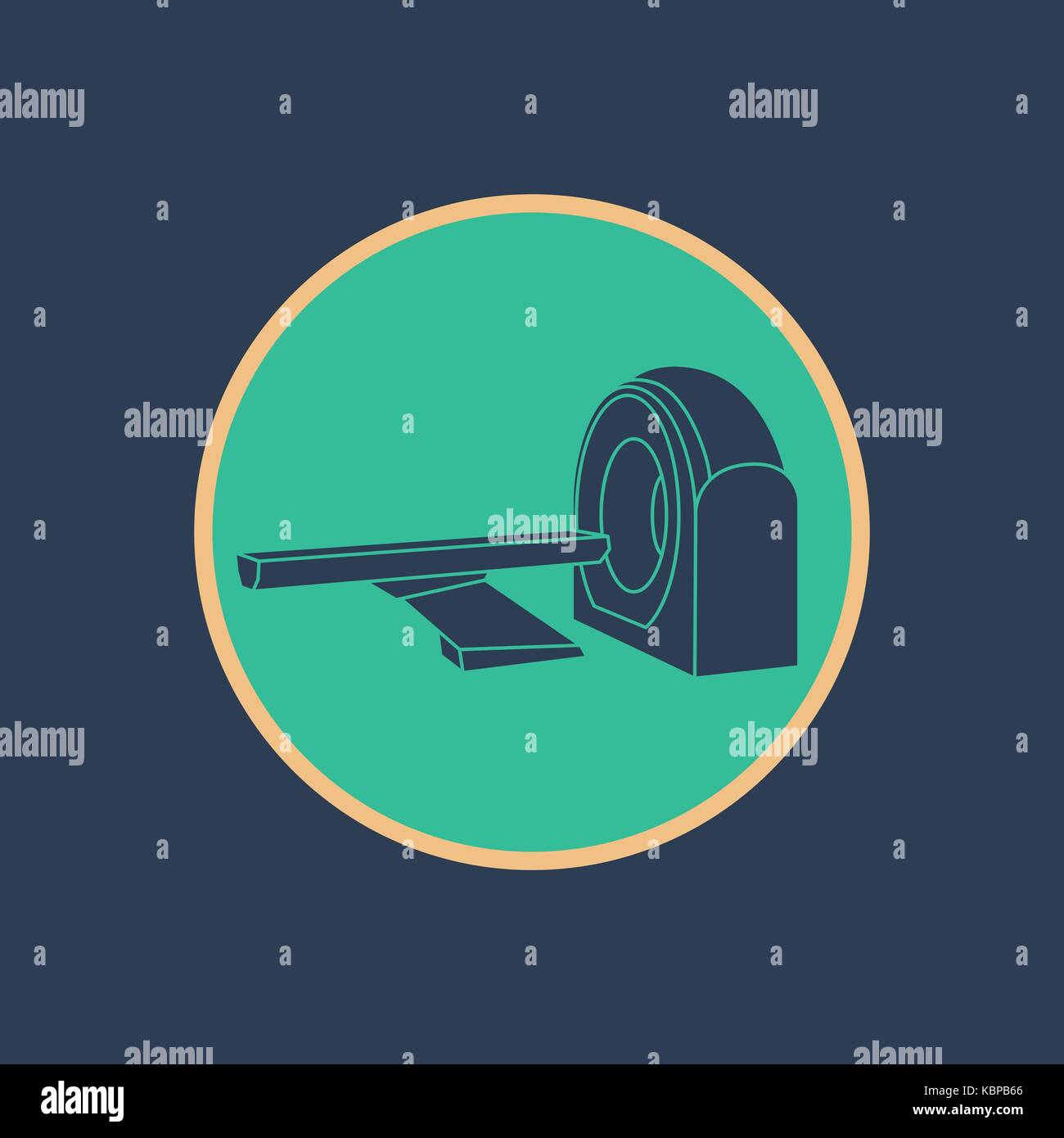 Ct scan symbol vector Stock Vector Images - Alamy
