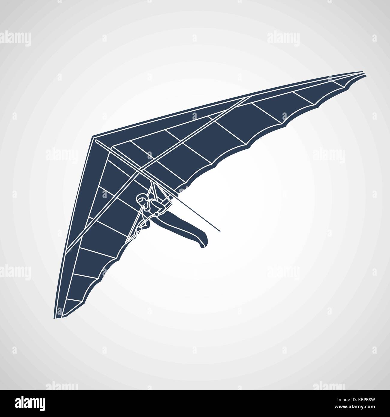 Hang Gliding vector logo icon illustration Stock Vector Image & Art - Alamy