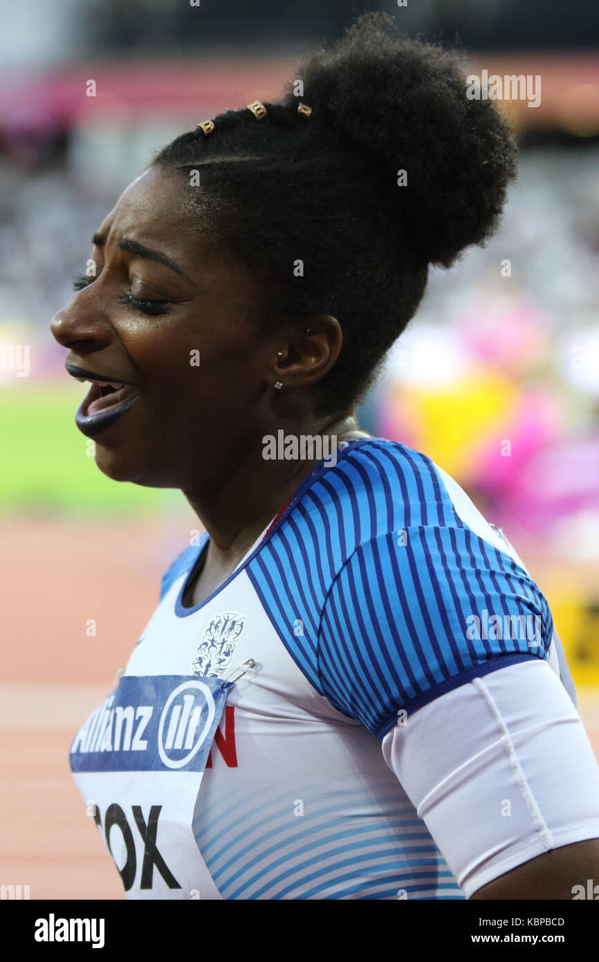 Kadeena COX of Great Britain wins gold in the Women's 400 m T38 Final ...