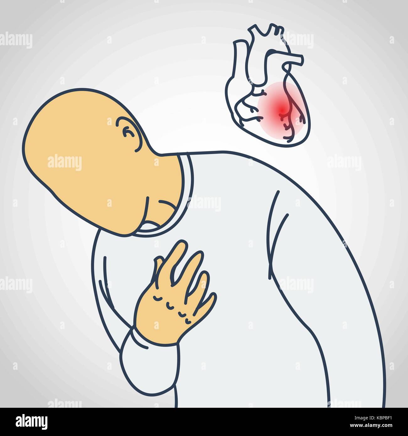 Coronary Heart Disease Cartoon