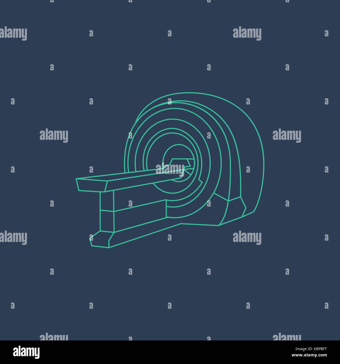 MRI machine icon, Magnetic Resonance Imaging vector symbol Stock Vector ...