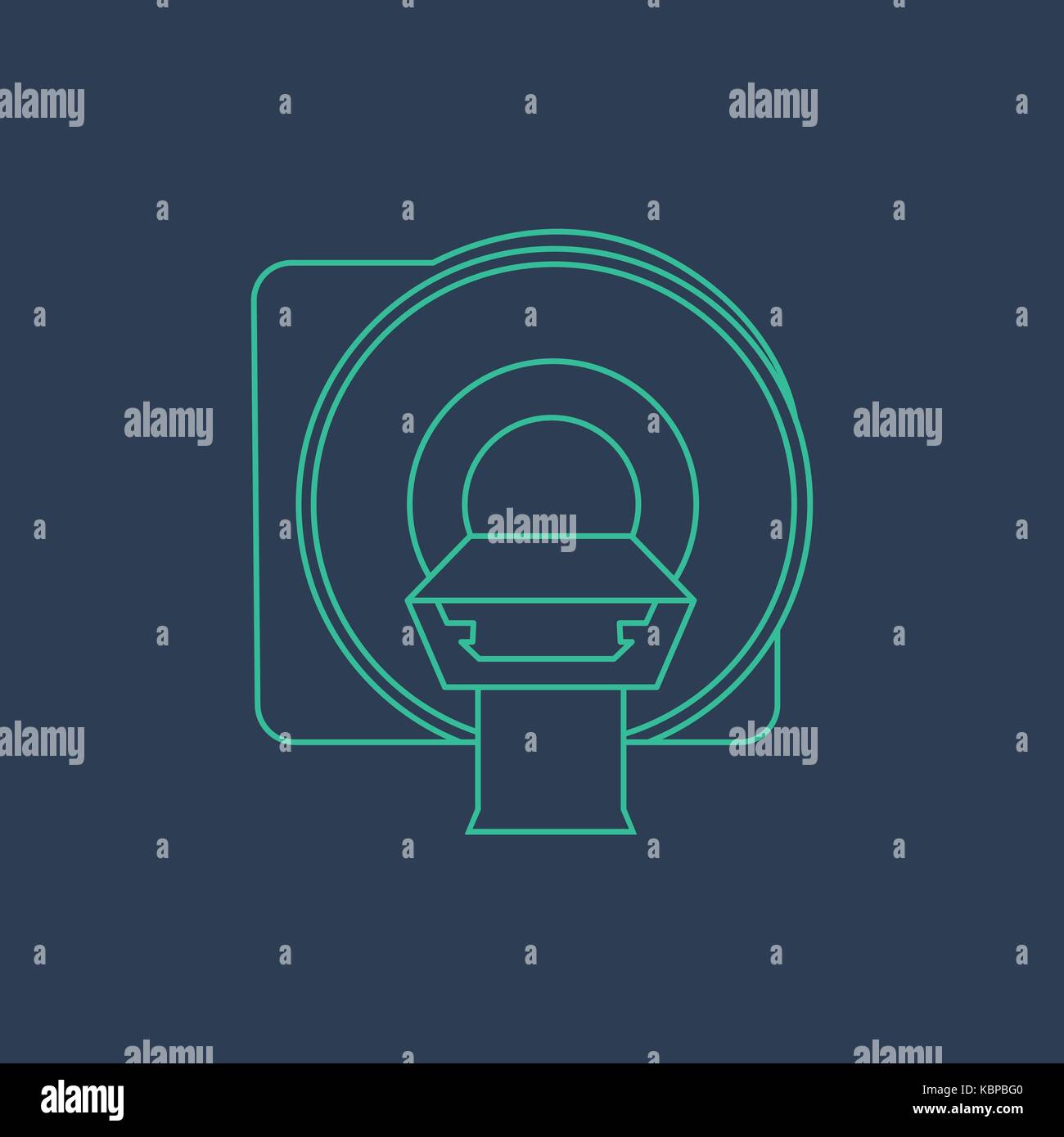 MRI machine icon, Magnetic Resonance Imaging vector symbol Stock Vector ...