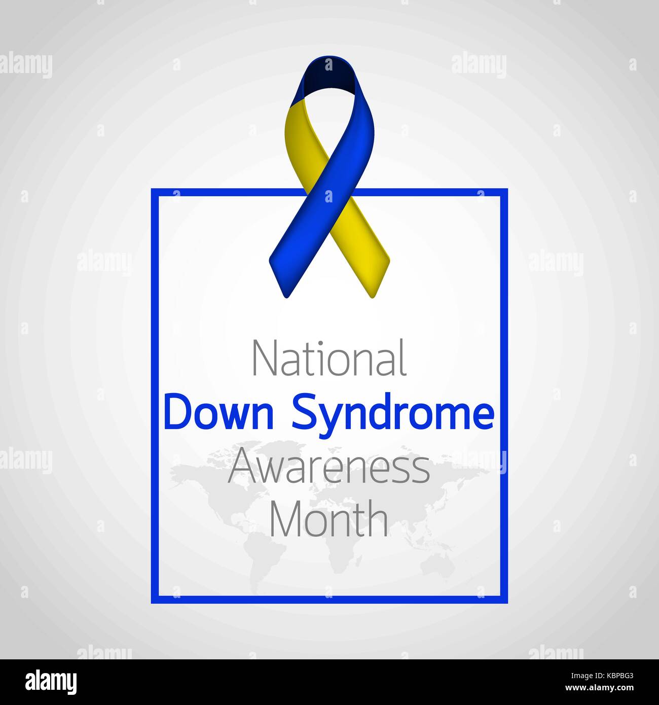 National Down Syndrome Awareness Month vector icon illustration Stock ...