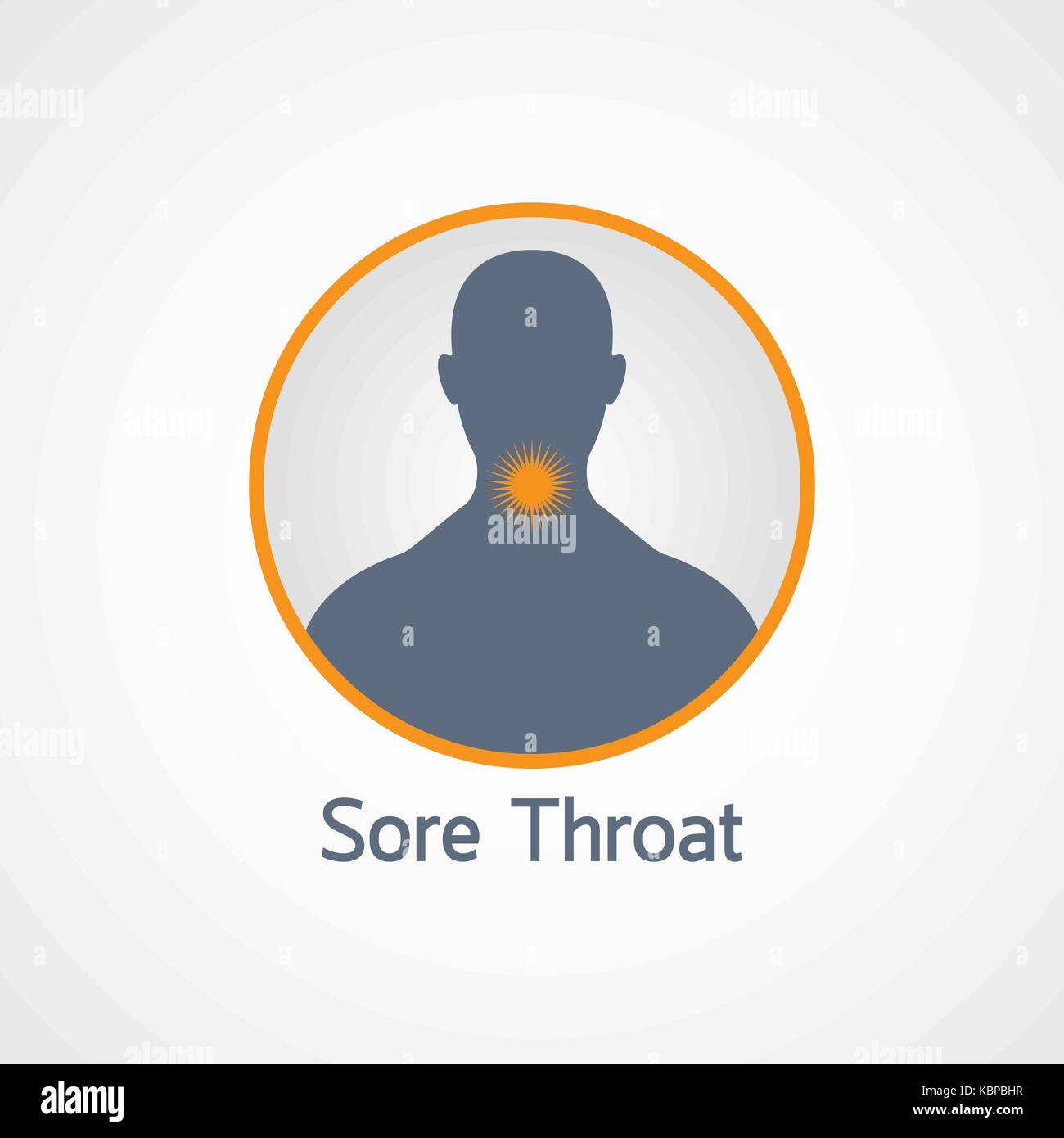 Sore throat icon hi-res stock photography and images - Alamy