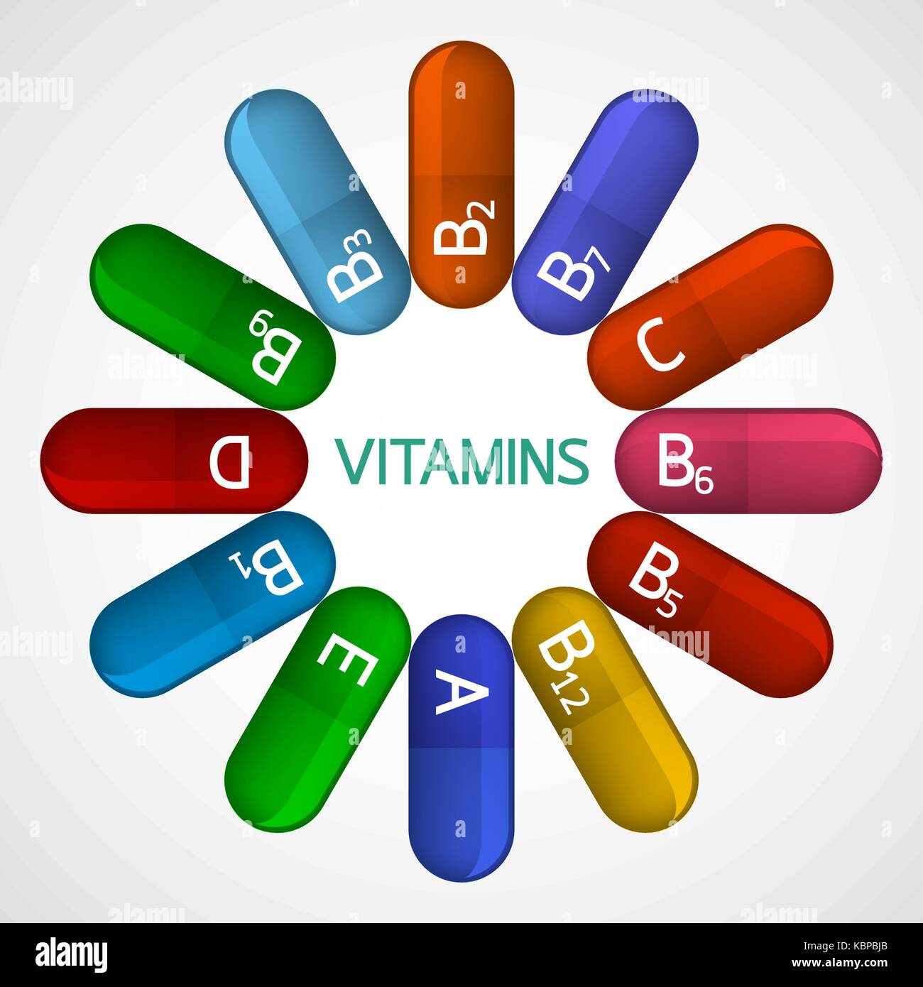 Vitamins vector icon illustration Stock Vector Image & Art - Alamy