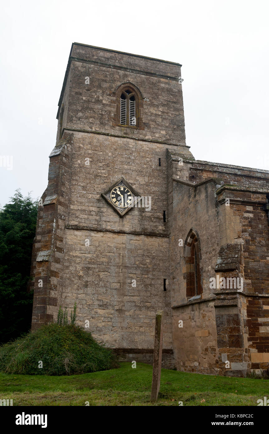 Holy Cross Church, Pattishall, Northamptonshire, England, UK Stock ...