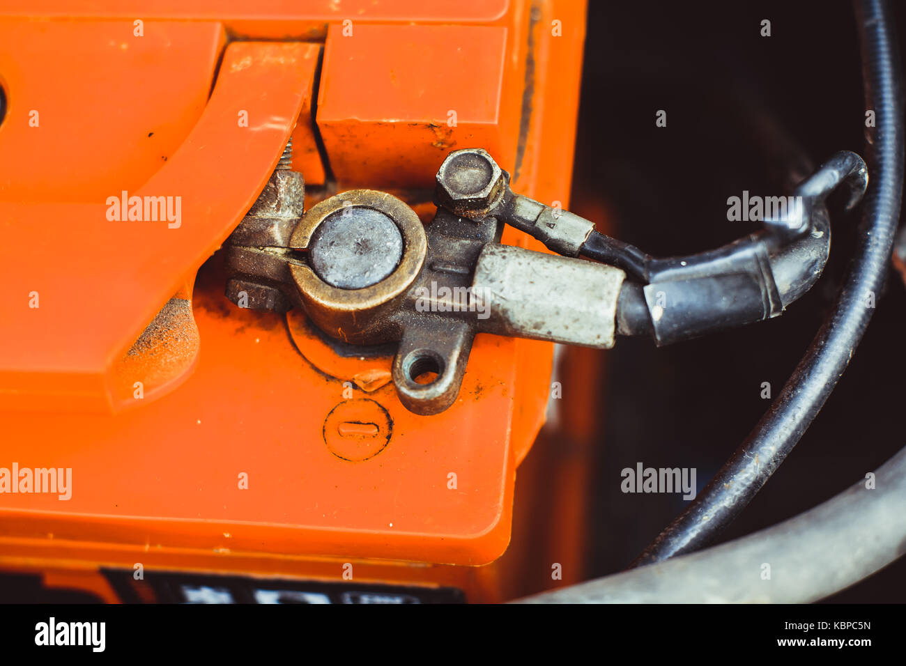 photograph of the terminal of the car battery closeup Stock Photo - Alamy
