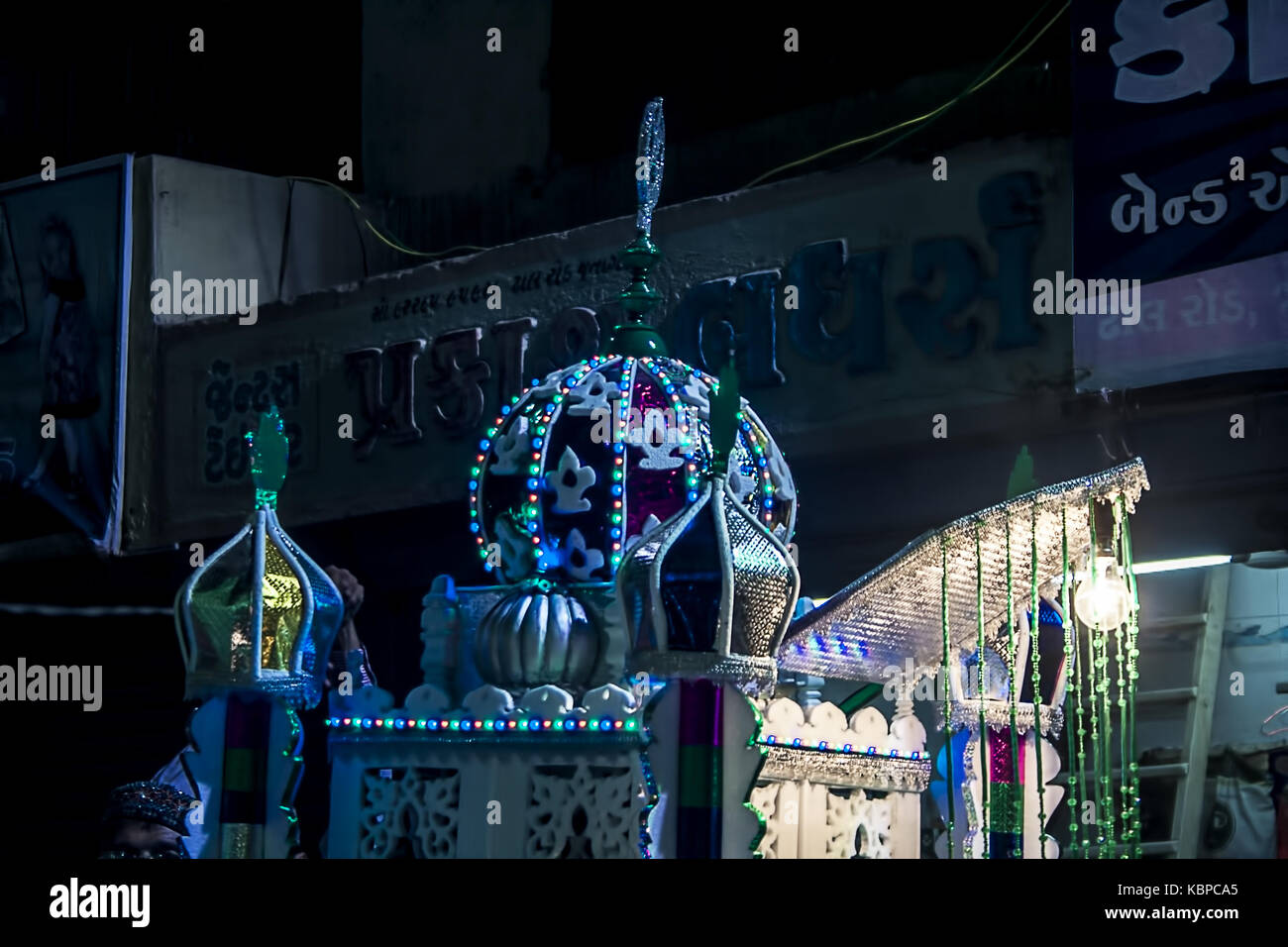 JUNAGADH,GUJARAT/INDIA 30,SEPTEMBER 2017 - The Tazia procession seen ...