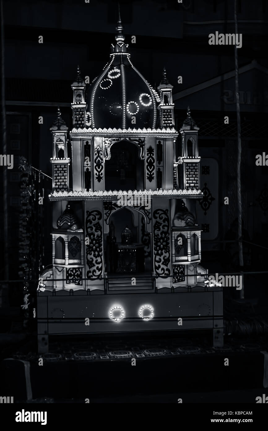 JUNAGADH,GUJARAT/INDIA 30,SEPTEMBER 2017 - The Tazia procession seen ...