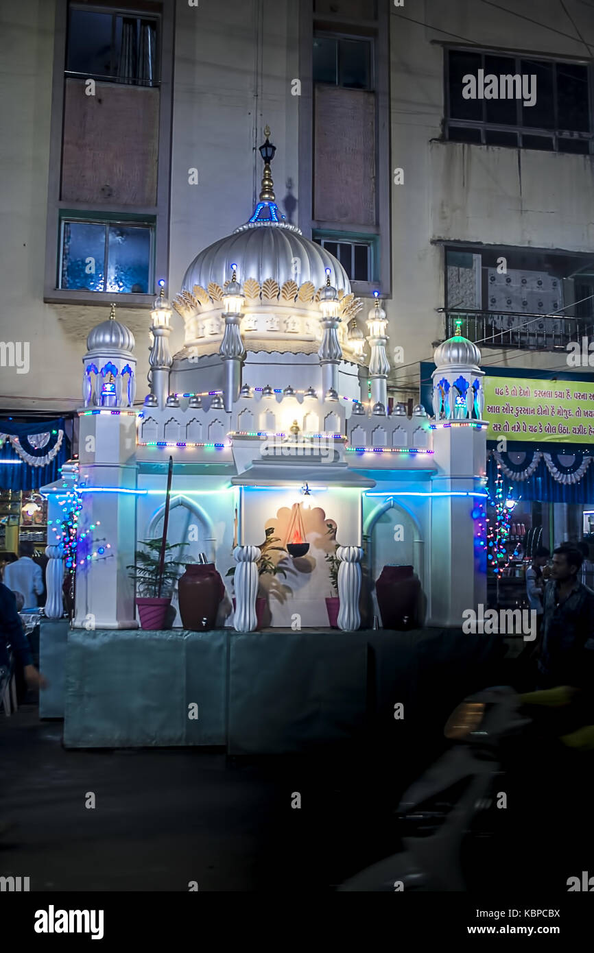 JUNAGADH,GUJARAT/INDIA 30,SEPTEMBER 2017 - The Tazia procession seen ...