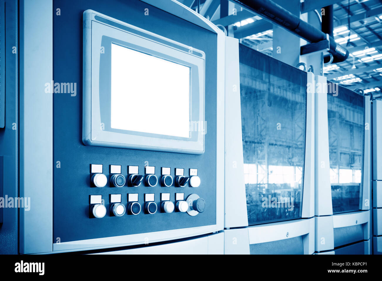 The console of the automobile production line Stock Photo - Alamy