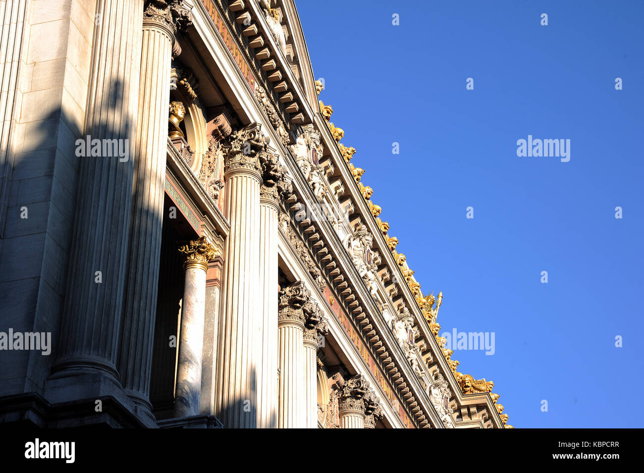 Paris Opera House viewed from Rue Auber Stock Photo - Alamy