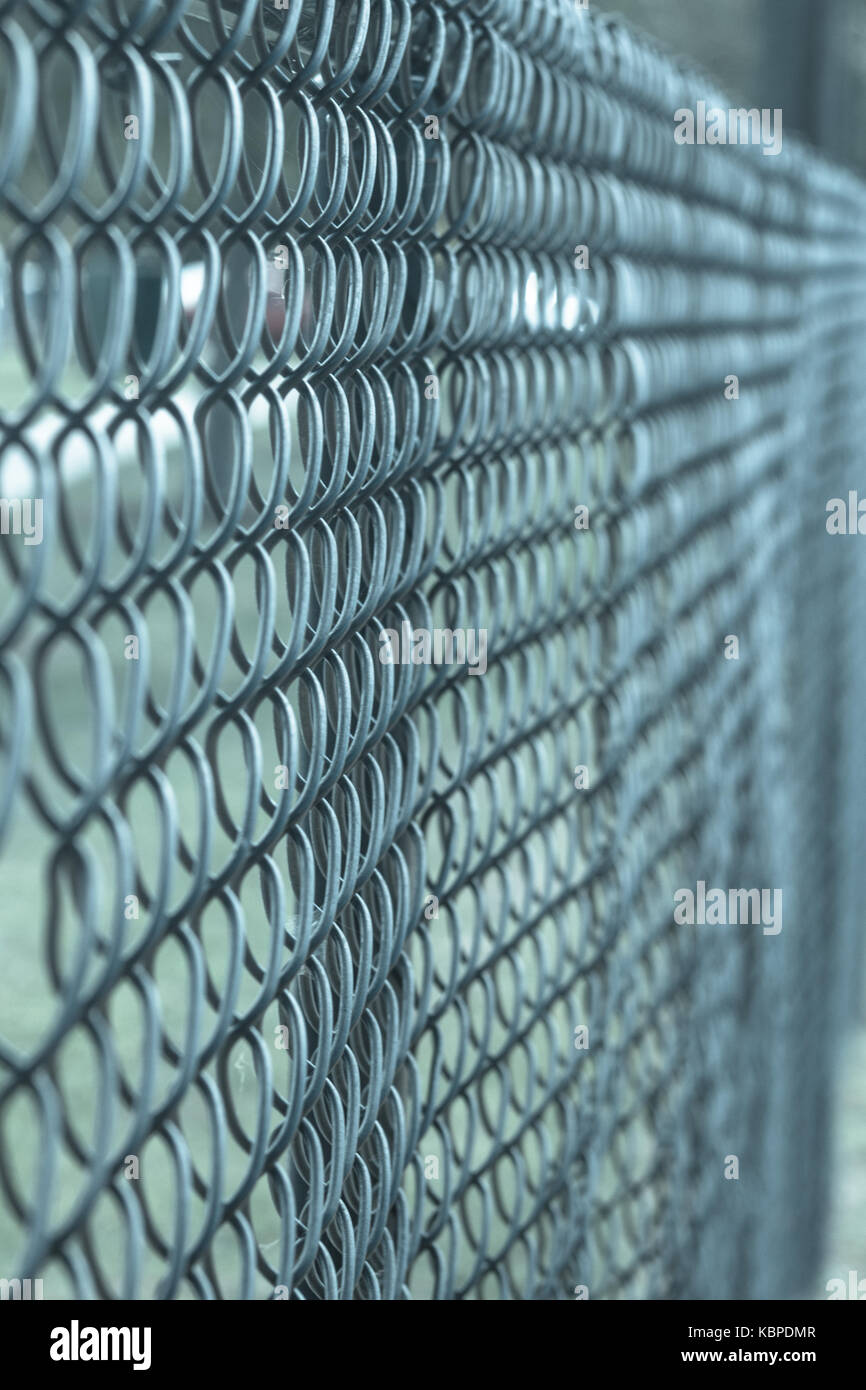 Chain link fence post hi-res stock photography and images - Alamy