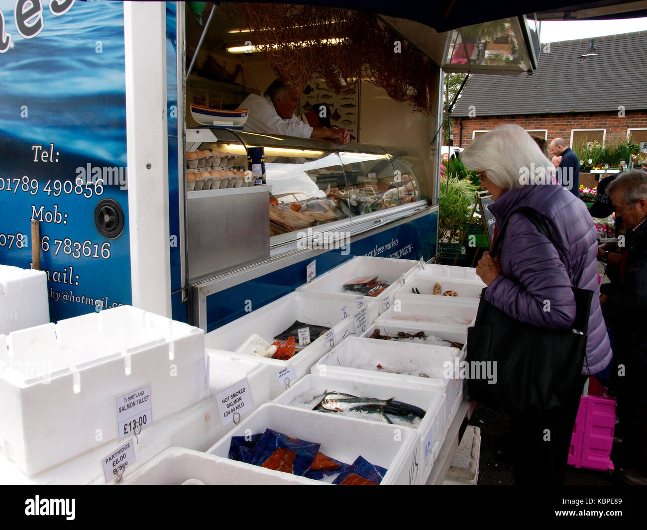 Mobile fish stall hi-res stock photography and images - Alamy