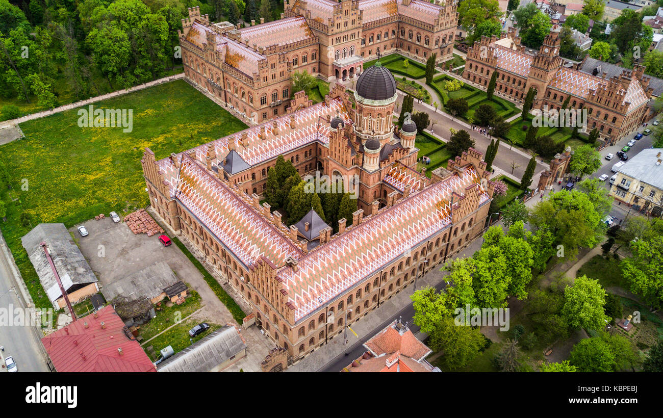 CHERNIVTSI, UKRAINE - April, 2017: The Residency of the Chernivtsi ...