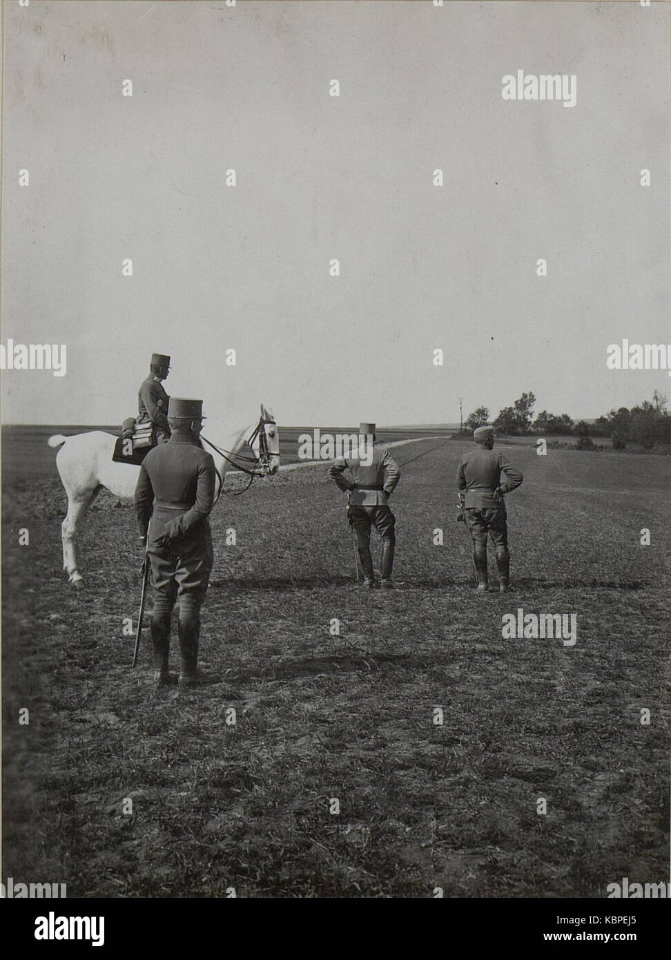 This image depicts the inspection of the 3rd Battalion of the Infantry ...