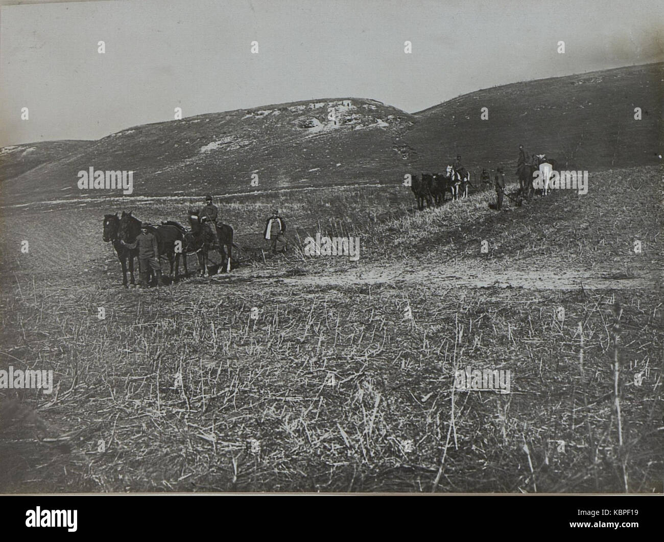 This historical photograph shows soldiers from the 25th Infantry ...