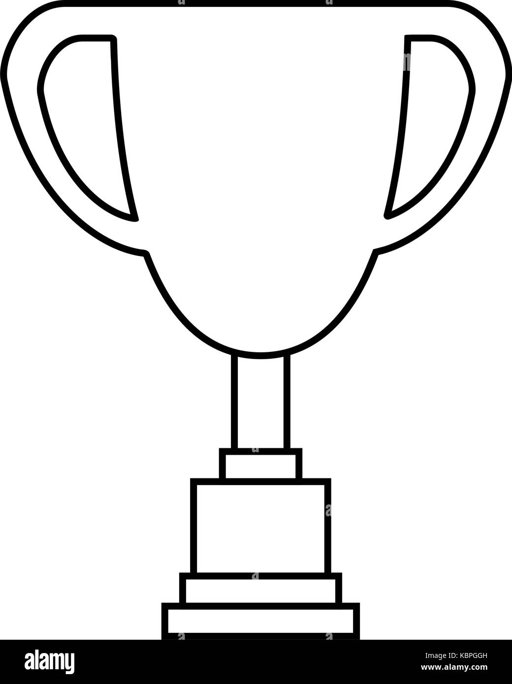 pixelated trophy game award vector illustration design Stock Vector ...