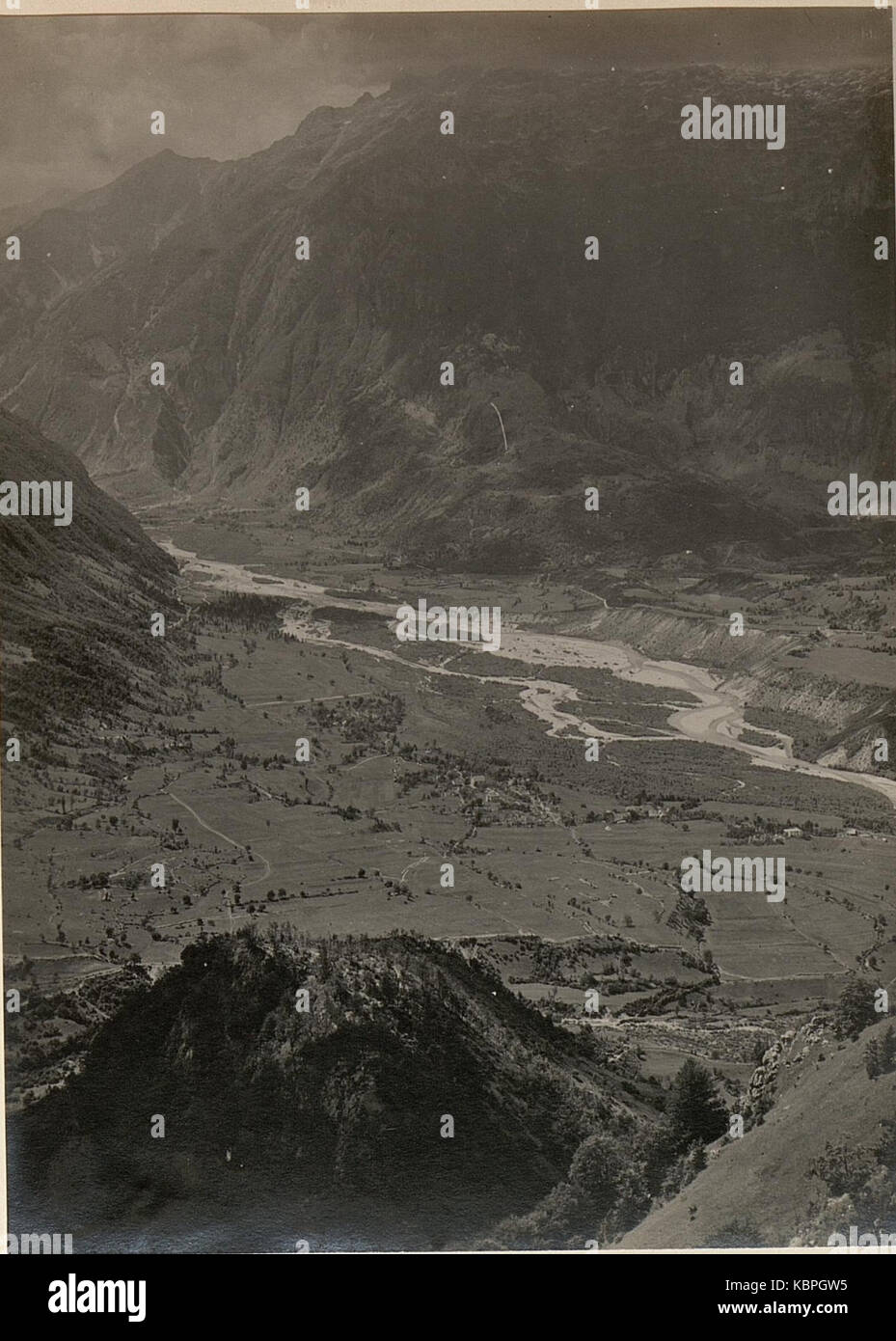 Blick auf die Kote 806 und FLITSCHERBECKEN. Standpunkt, Aus der ...