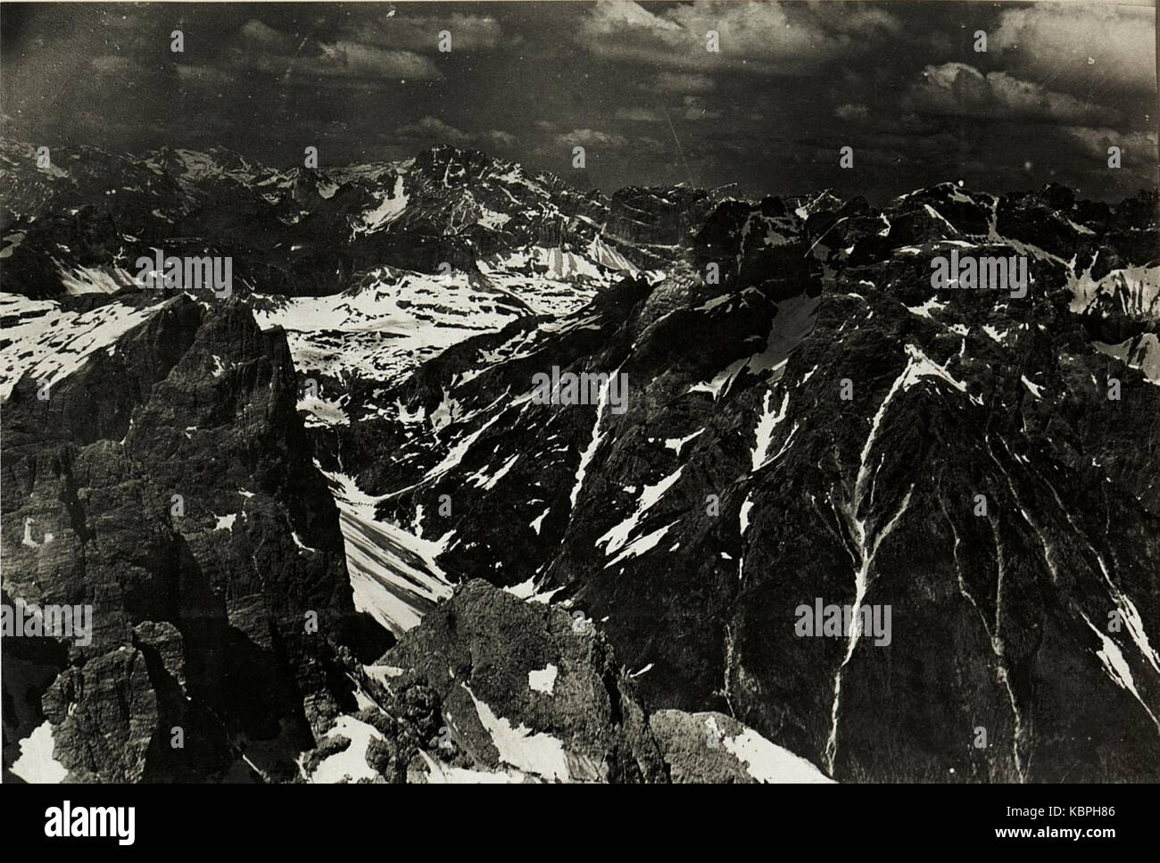 This panoramic view captures the landscape from the path to ...