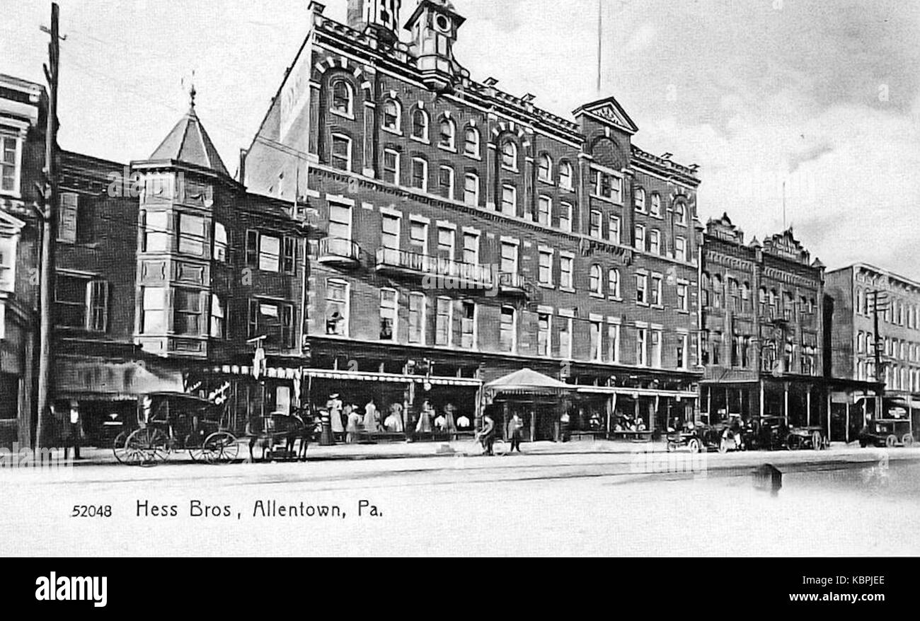 1908 Hess Brothers Allentown PA Stock Photo - Alamy