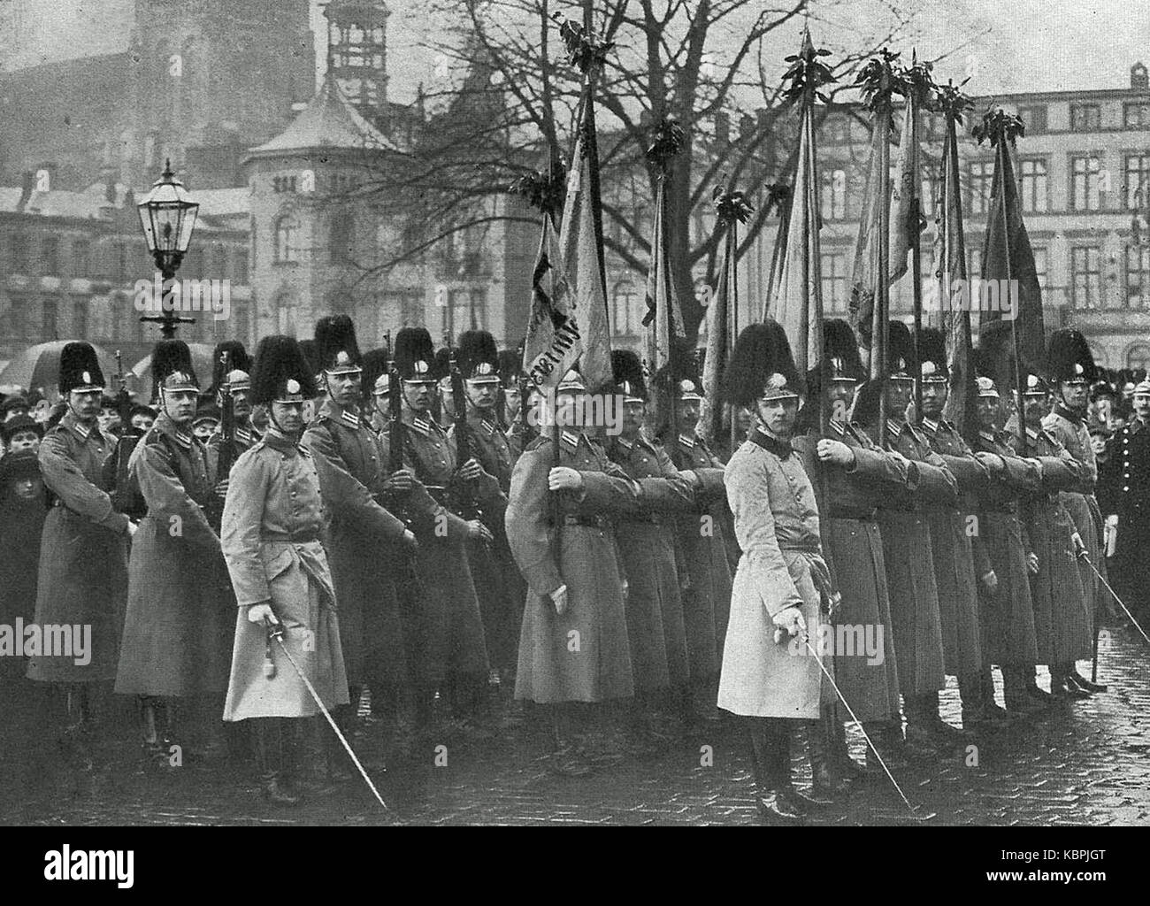 Fahnenkompanie GR. 89 im Jahr 1913 Arsenal Stock Photo - Alamy