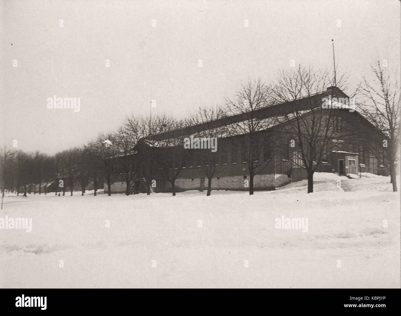 1917 Exposition Hall After Blizzard Camp Crane Allentown PA Stock Photo ...