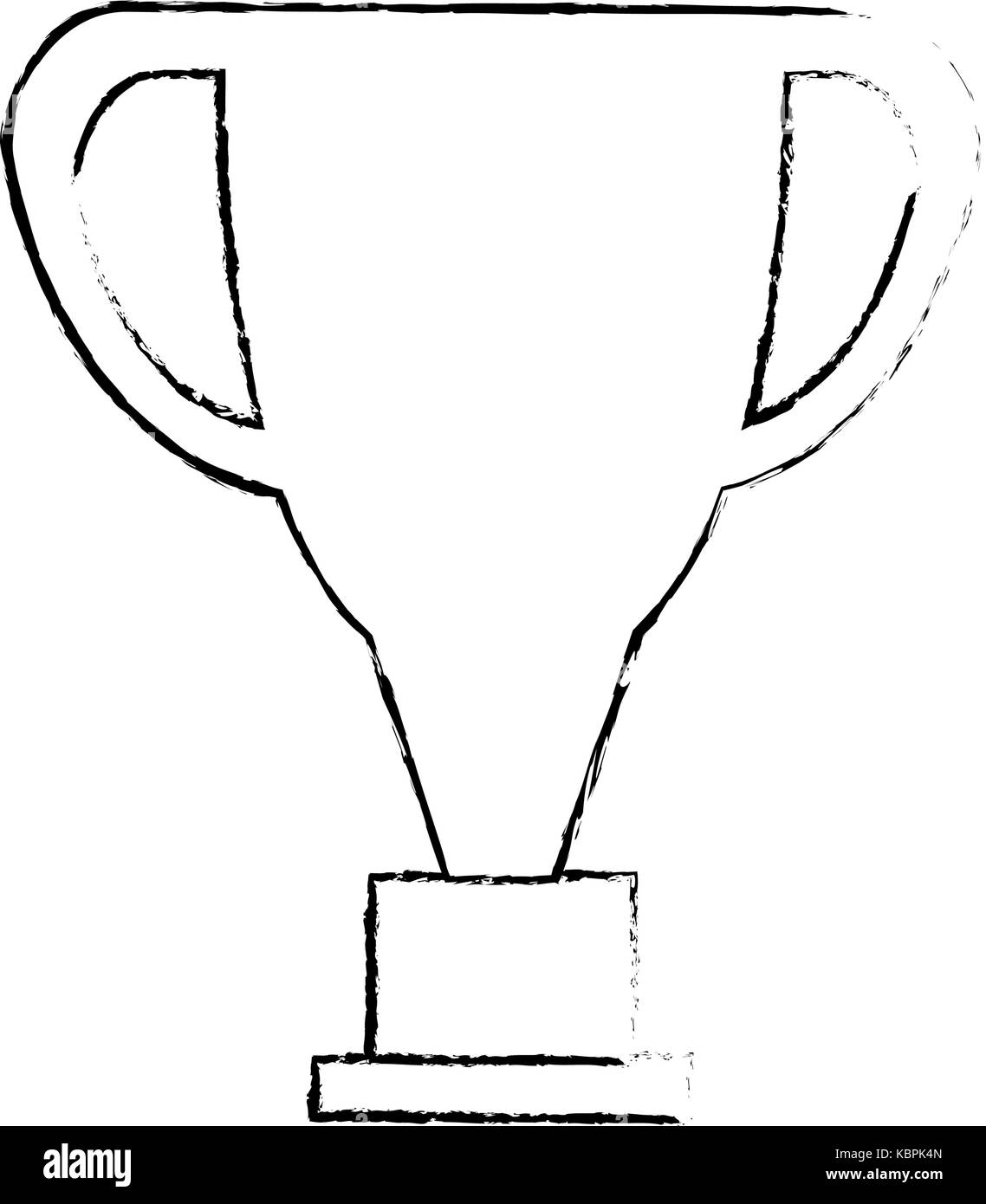 pixelated trophy game award vector illustration design Stock Vector ...