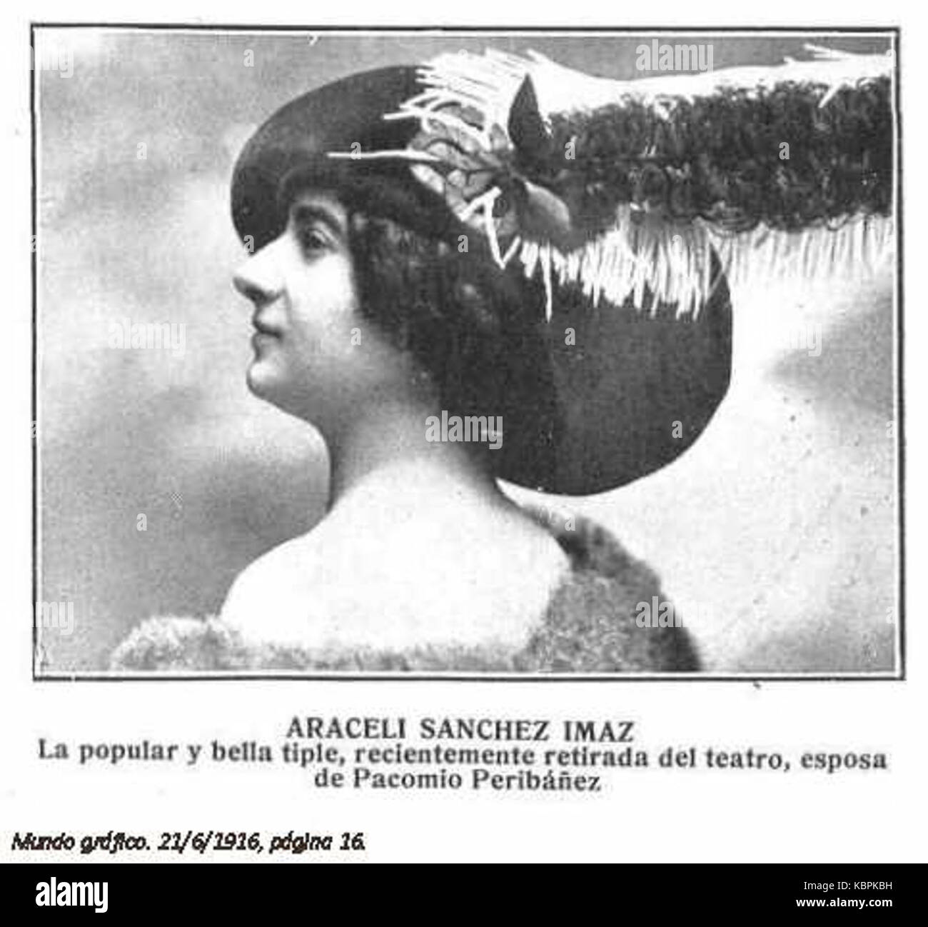 1916 Araceli Sanchez Imaz Stock Photo - Alamy