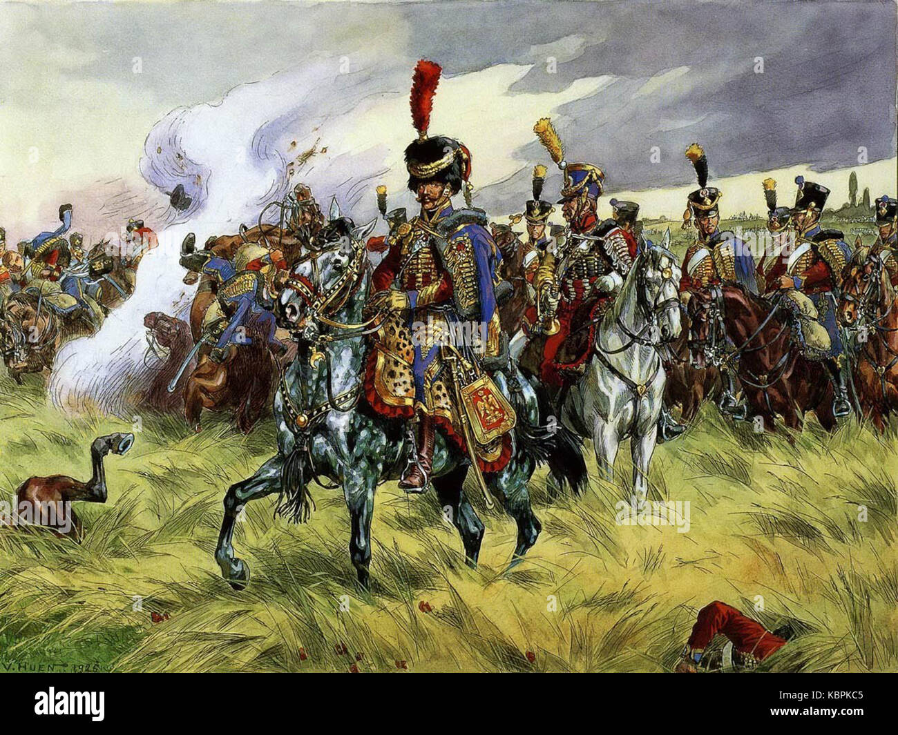 9e Hussards, par Victor Huen Stock Photo - Alamy