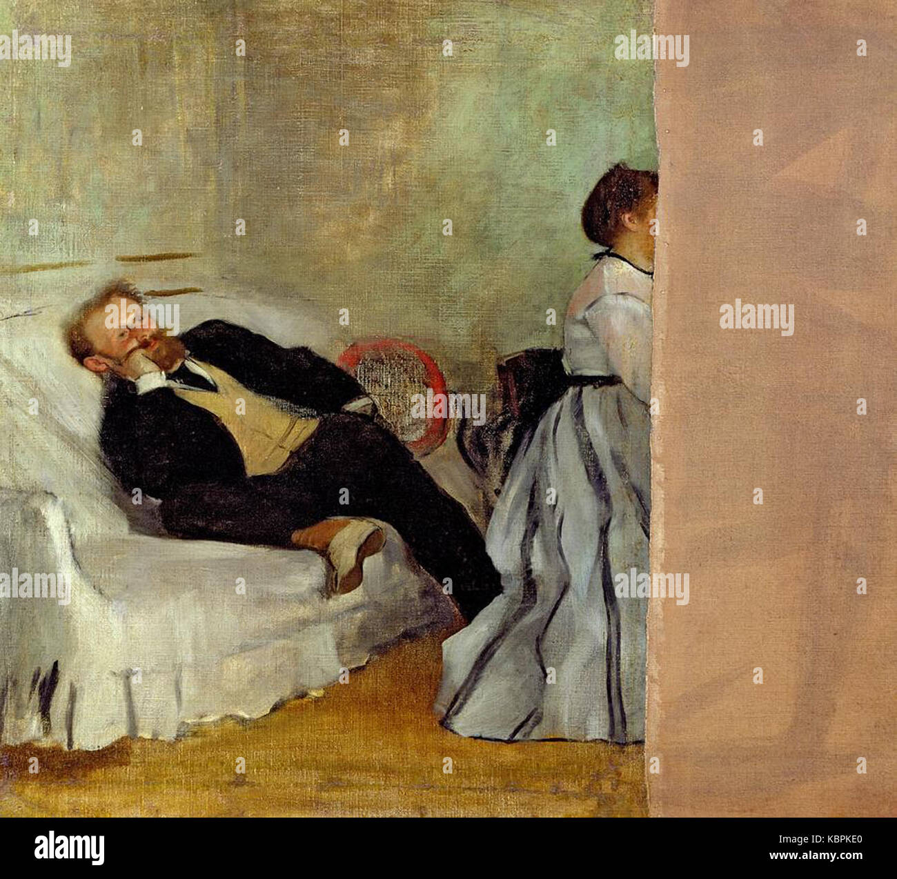 Edgar Degas Monsieur et Madame Edouard Manet Stock Photo - Alamy