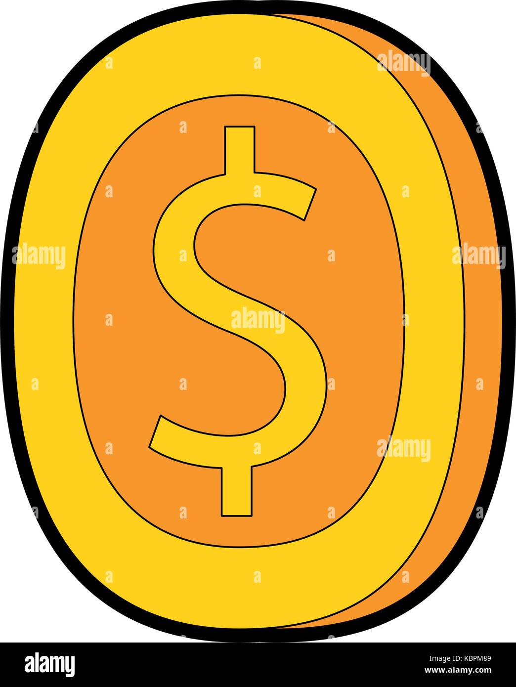 pixelated coin game icon vector illustration design Stock Vector Image ...