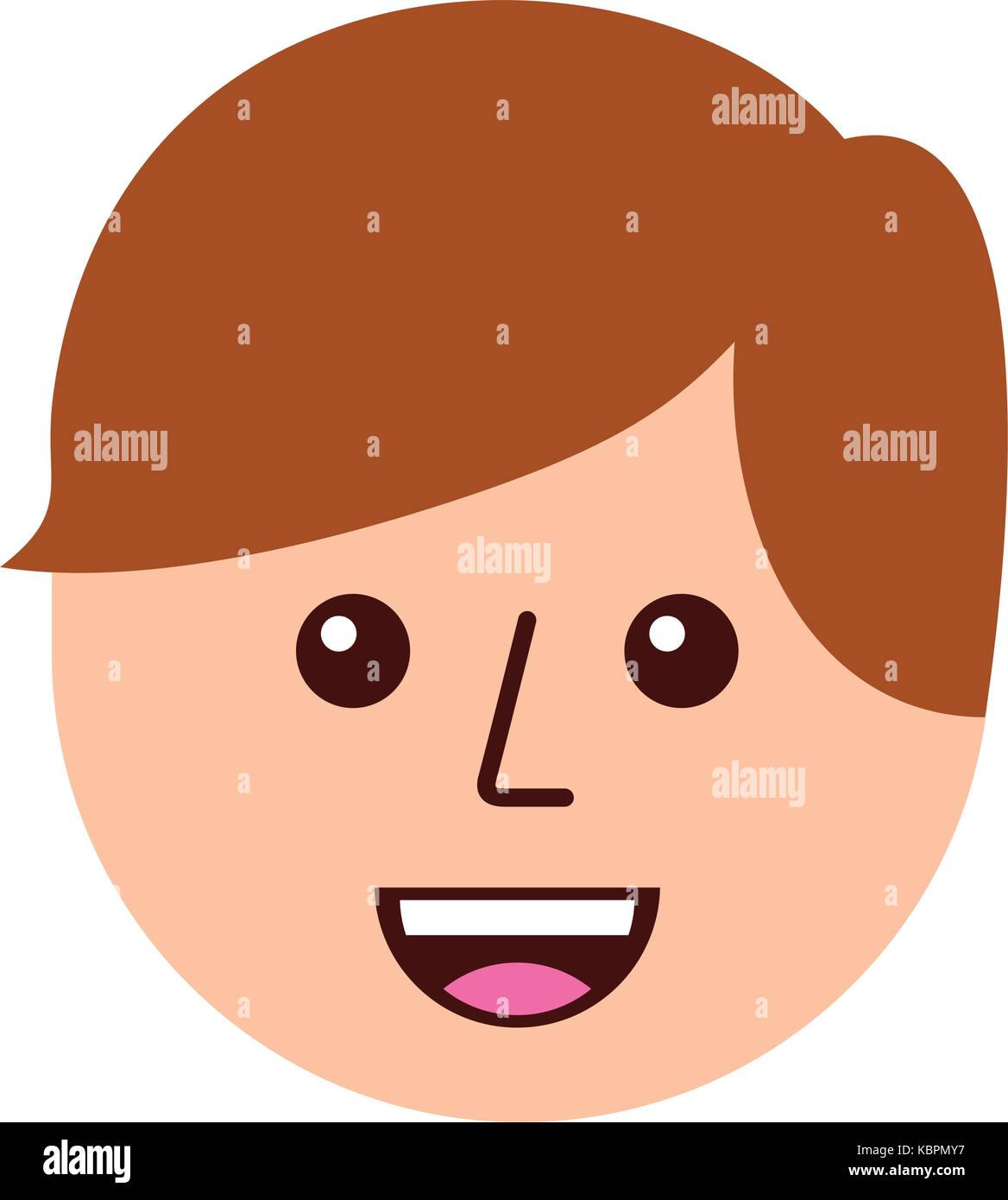 happy young boy avatar member community Stock Vector Image & Art - Alamy