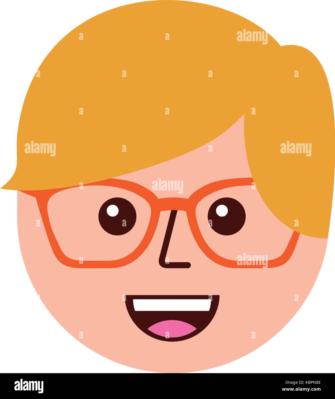 happy young boy avatar member community Stock Vector Image & Art - Alamy