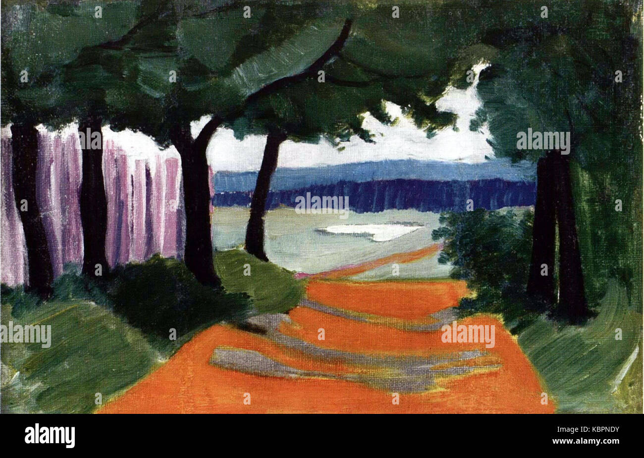 Landscape (Rozanova, 1909 Stock Photo - Alamy
