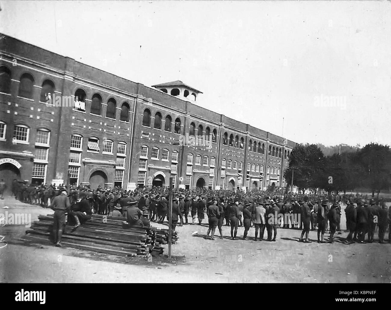 1918 Mess Line Camp Crane Allentown PA Stock Photo - Alamy